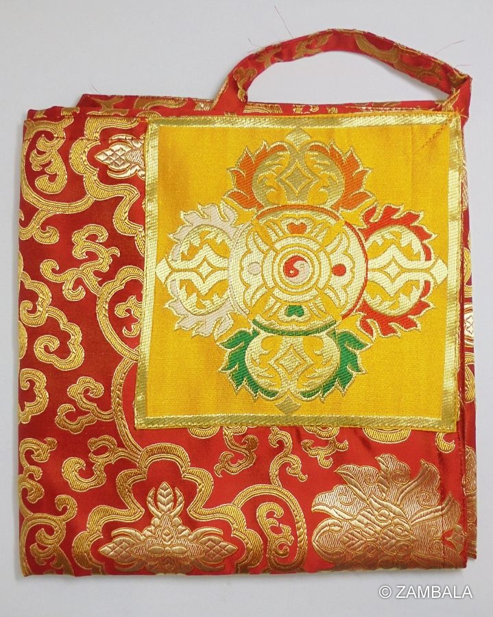 Sutra cover (S) ,Red, a piece. Dharma Items/ Buddhist Artifacts